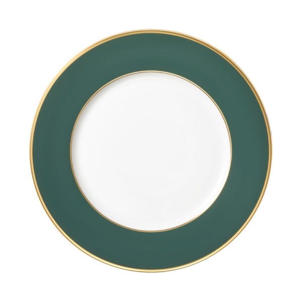 Augarten Schubert Dinner Plate Forest Green Matte | Kneen & Co